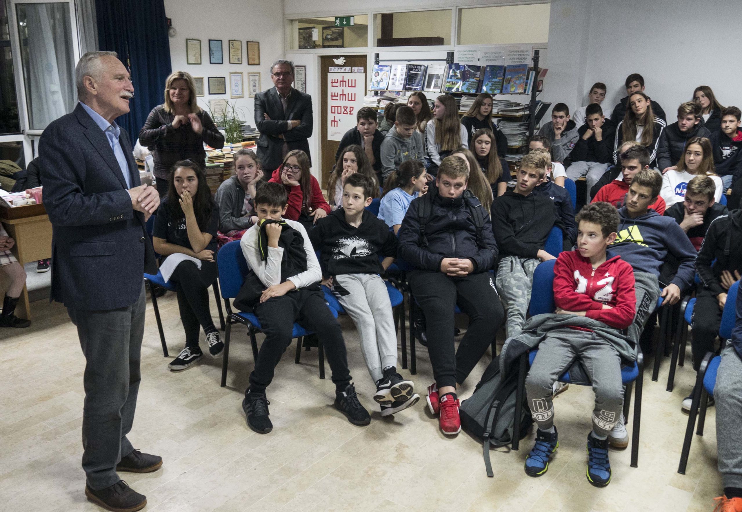 Boris Nemec viškovskim učenicima: "U sportu morate mnogo trenirati, a u ...