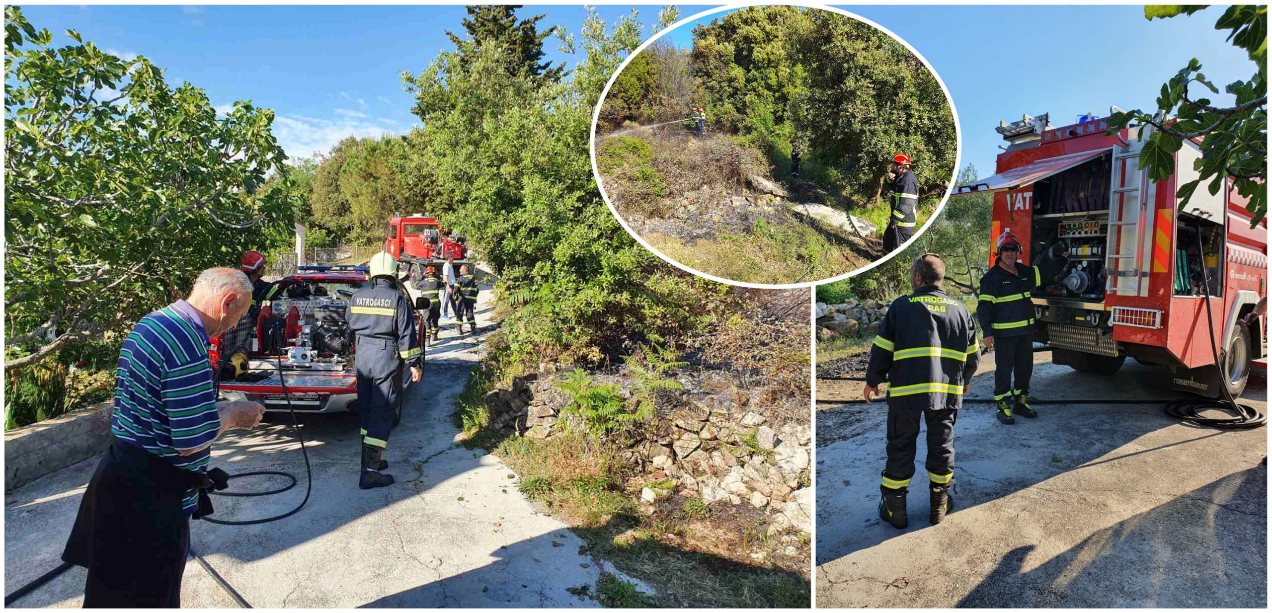 Zapalila se šuma u Kamporu na Rabu: 'Spriječili smo širenje na veće ...
