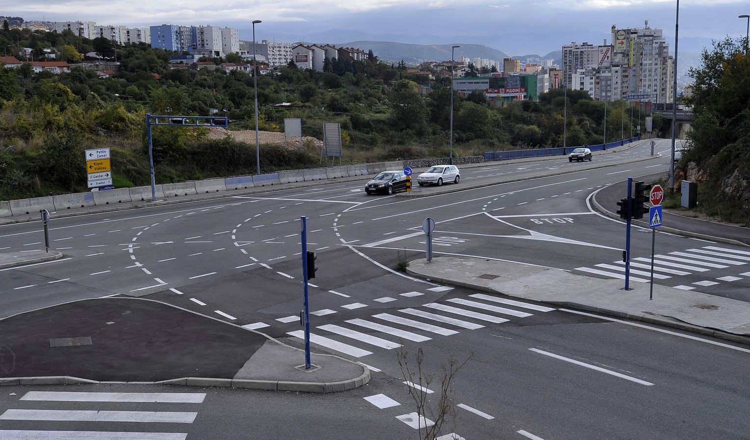 Još jedan kružni tok: Zbog izgradnje Spara kod čvora Rujevica gradi se ...