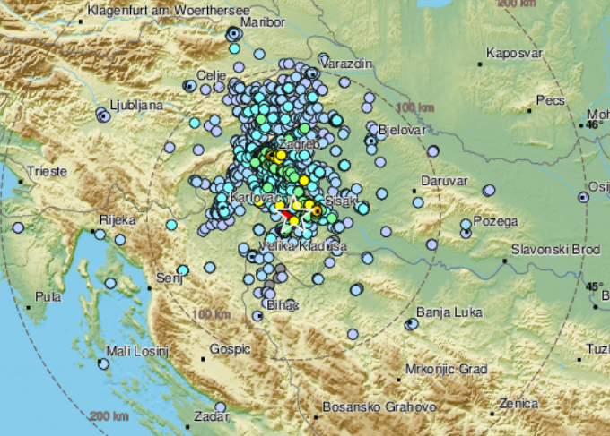 Banija se opet trese: Potres magnitude 4 po Richteru, epicentar kod Petrinje - Novi list