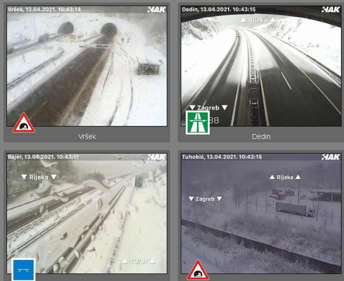 Ne krećite na put ako ne morate! Snijeg i olujni vjetar rade velike probleme u prometu - Novi list