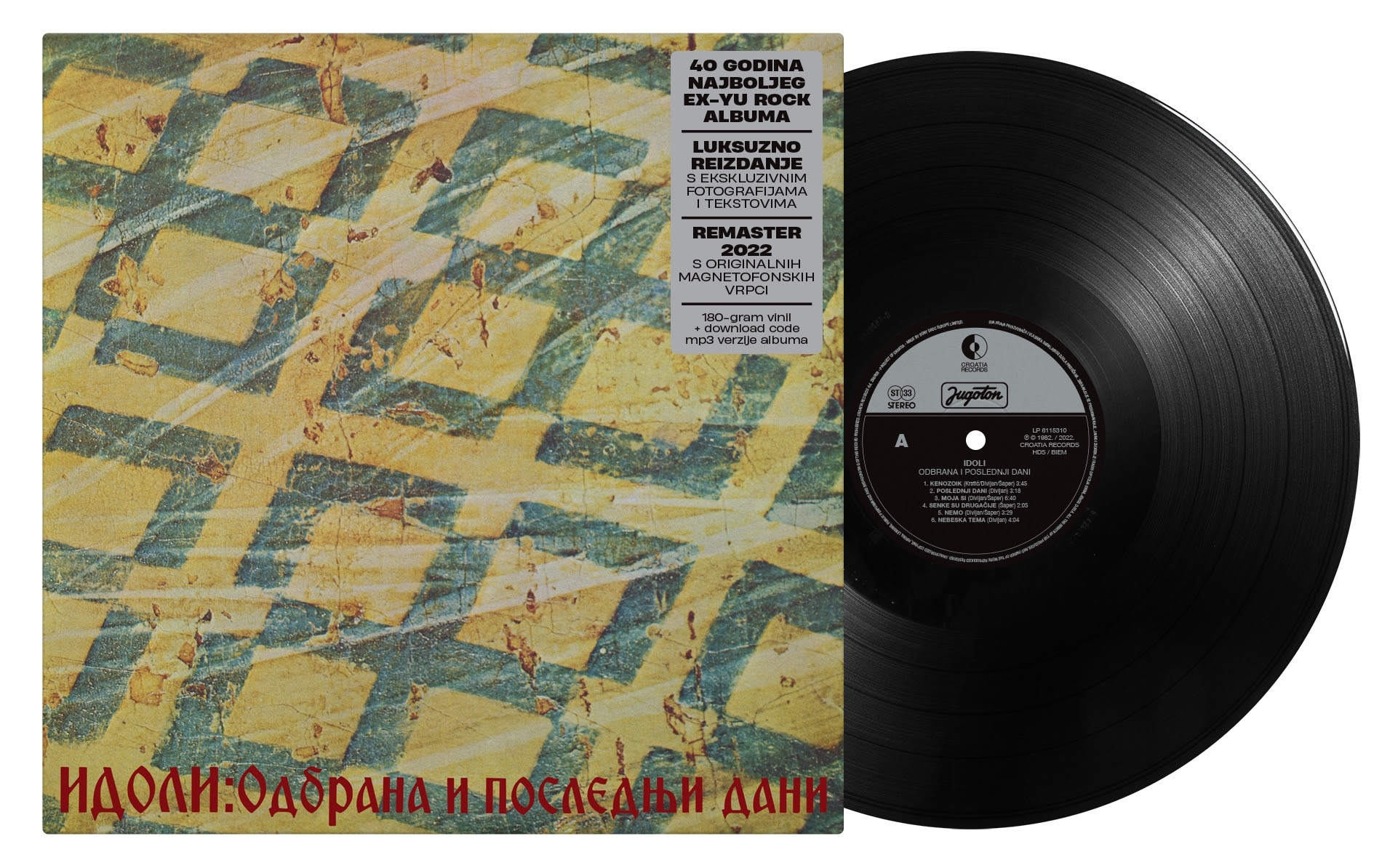 Kultni album grupe Idoli ponovo na vinilu - Novi list