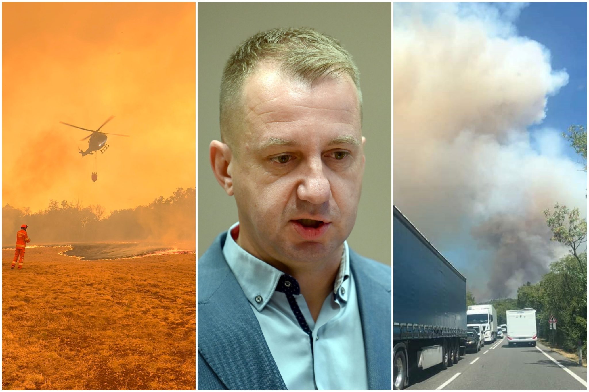 Marko Boras Mandić probio se kroz buktinju požara oko Trsta: "Stvari ne izgledaju nimalo dobro ...