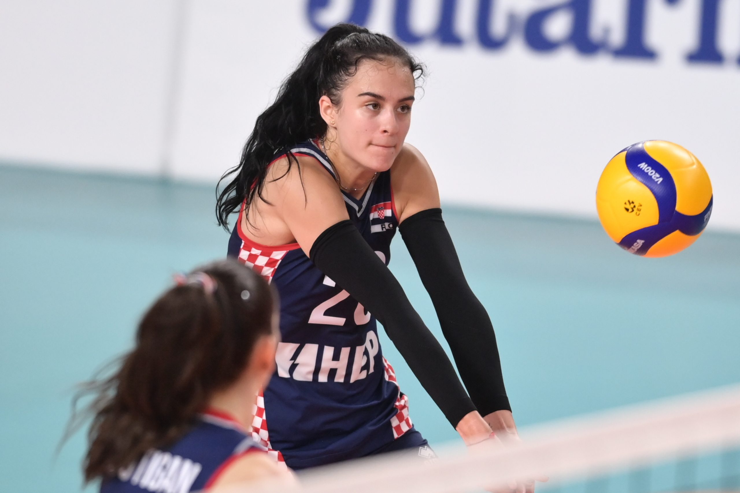 Riječka odbojkaška reprezentativka Natalia Tomić poslije plasmana u ...