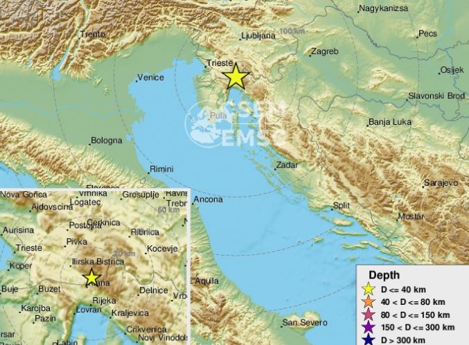 Potres u blizini Rijeke: Osjetio se i u centru grada - Novi list