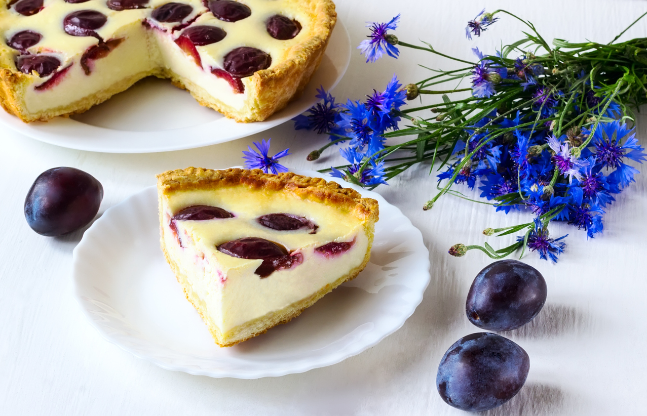 Pripremite sočni cheesecake sa šljivama u kojem ćete u potpunosti ...