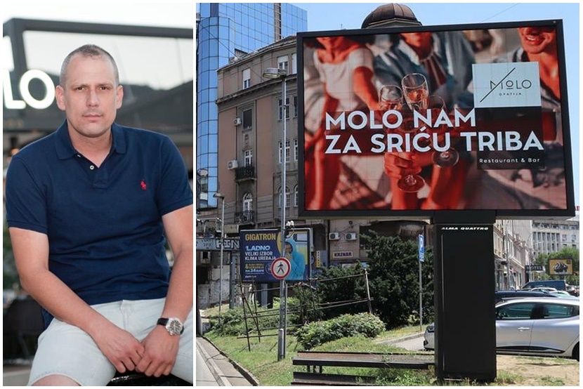 "Molo nam za sriću triba": Opatijski restoran reklamira se na billboardima u - Beogradu - Novi list