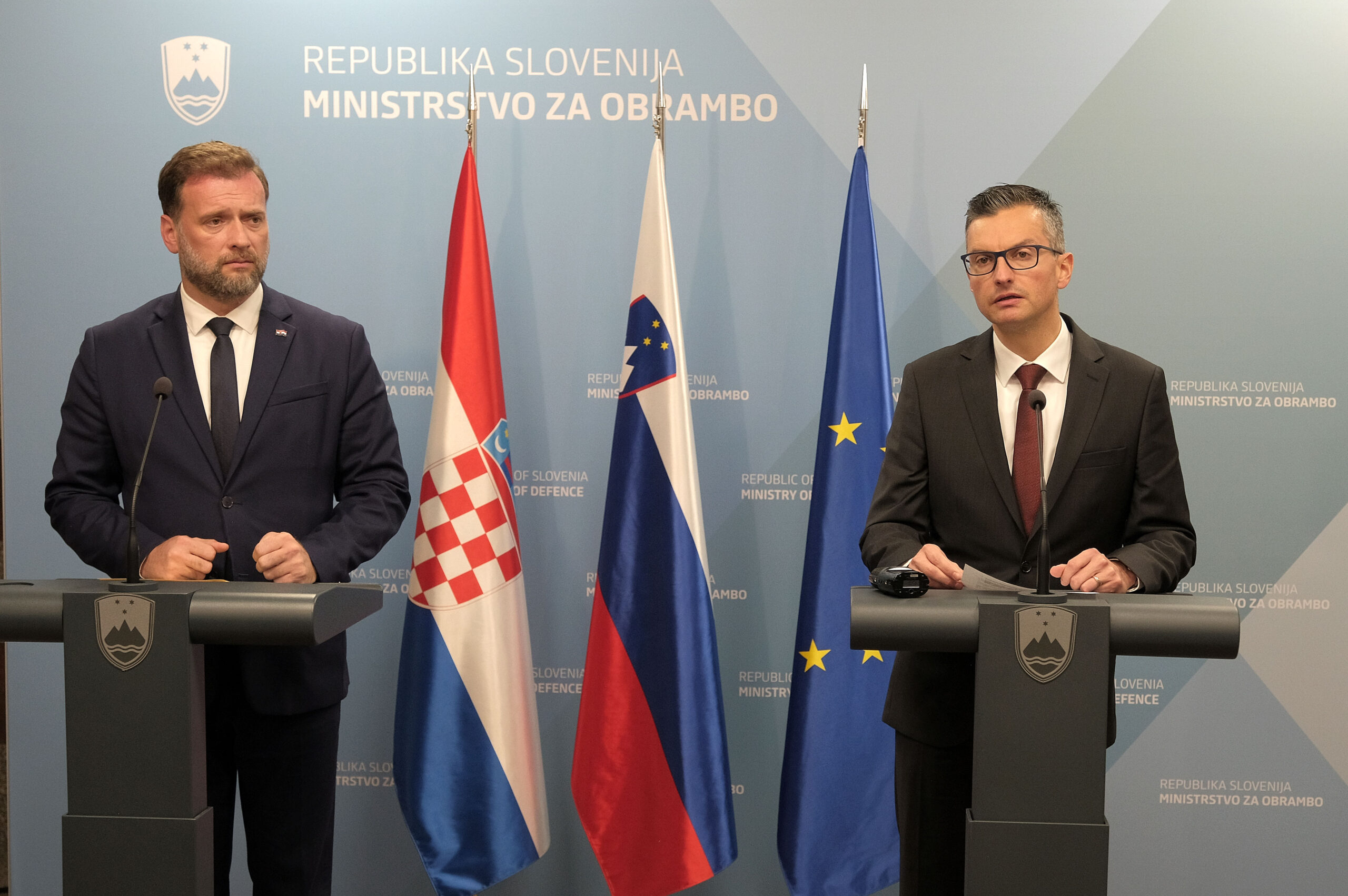 Banožić i Šarec: Hrvatska i Slovenija odlučno podupiru Ukrajinu u borbi ...