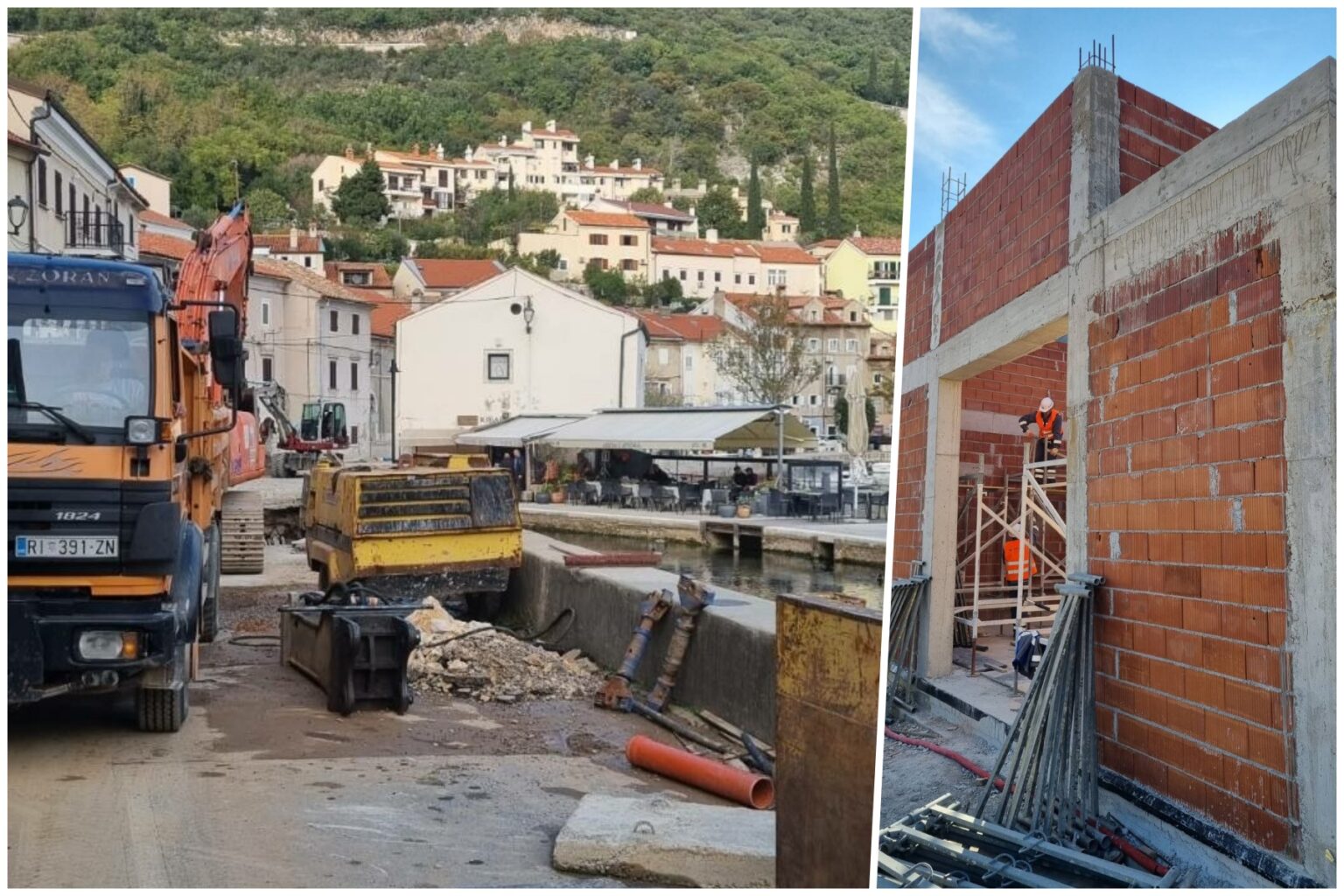 U Bakru napreduje gradnja nove kanalizacije, već se nazire zgrada u ...