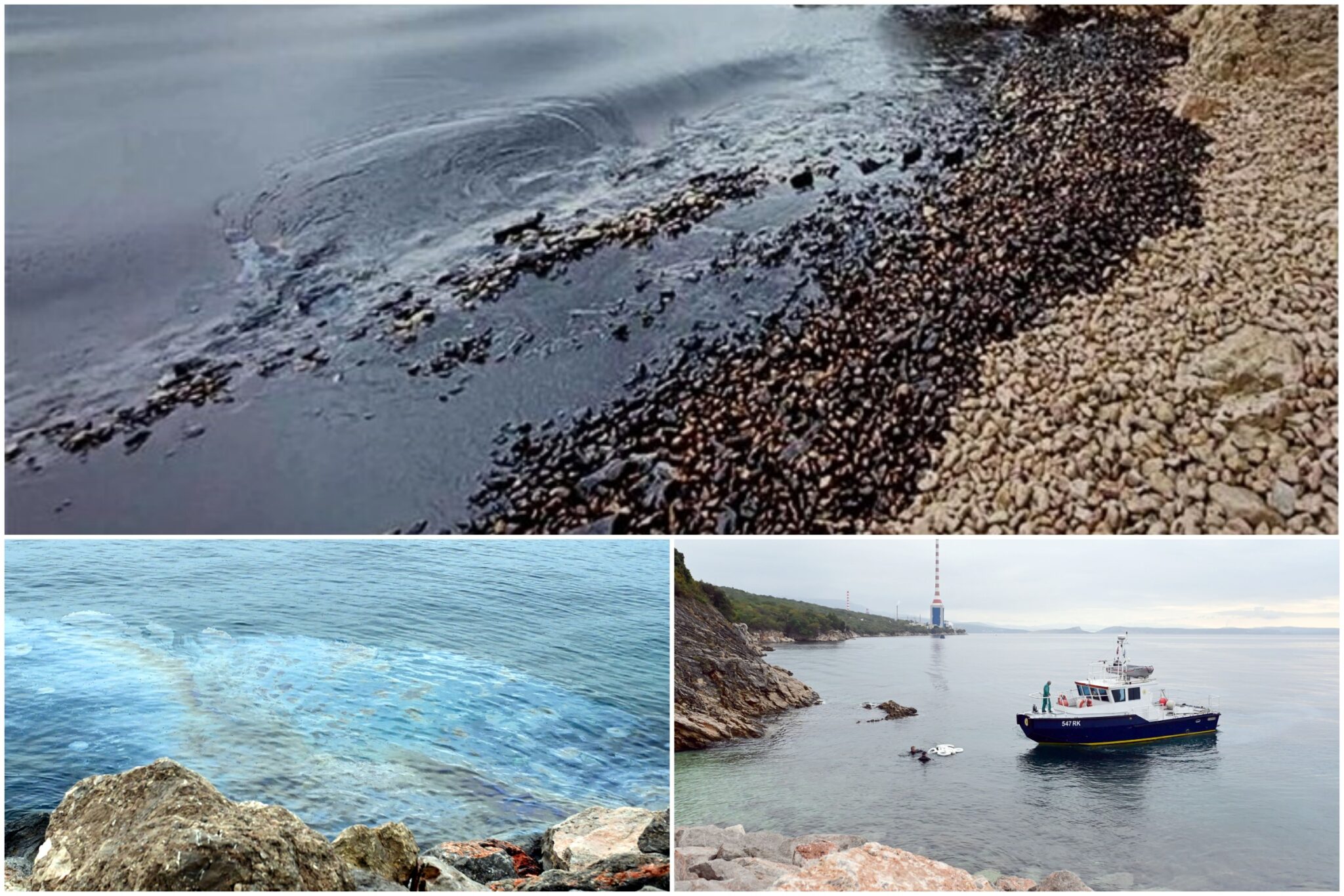 Evo kako je lož ulje iz TE Urinj završilo u moru i zagadilo kostrenske ...