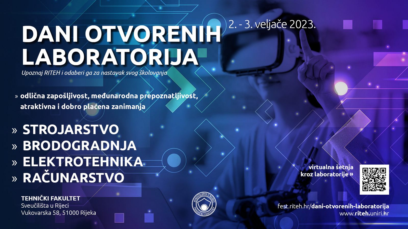 Riječki Tehnički fakultet u okviru Rijeke tehnologije organizira Dan ...