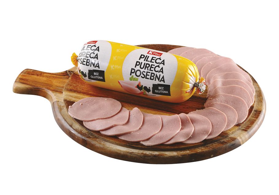 Povlači se K Plus pileća/pureća posebna, moguće je da sadrži komadiće ...