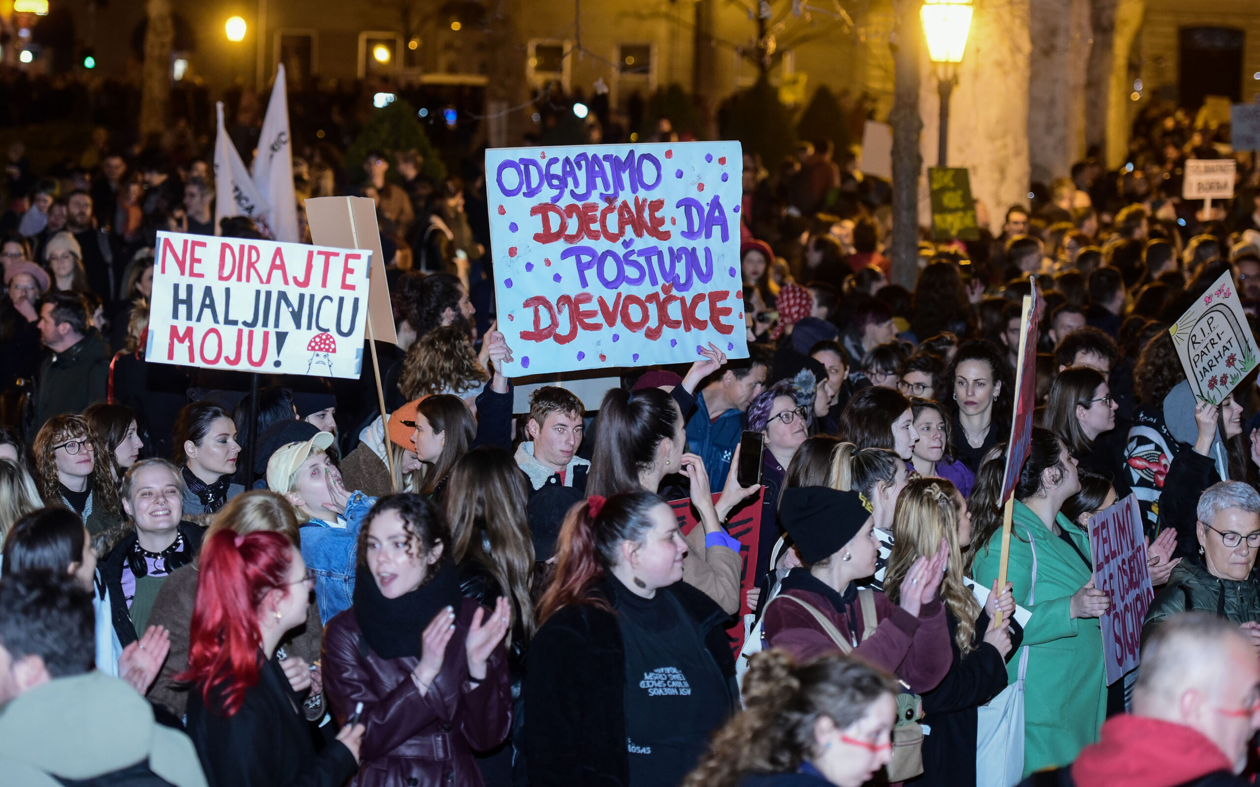 Zagrebački Noćni marš okupio mnoštvo: "Ni trpit, ni mučat" - Novi list