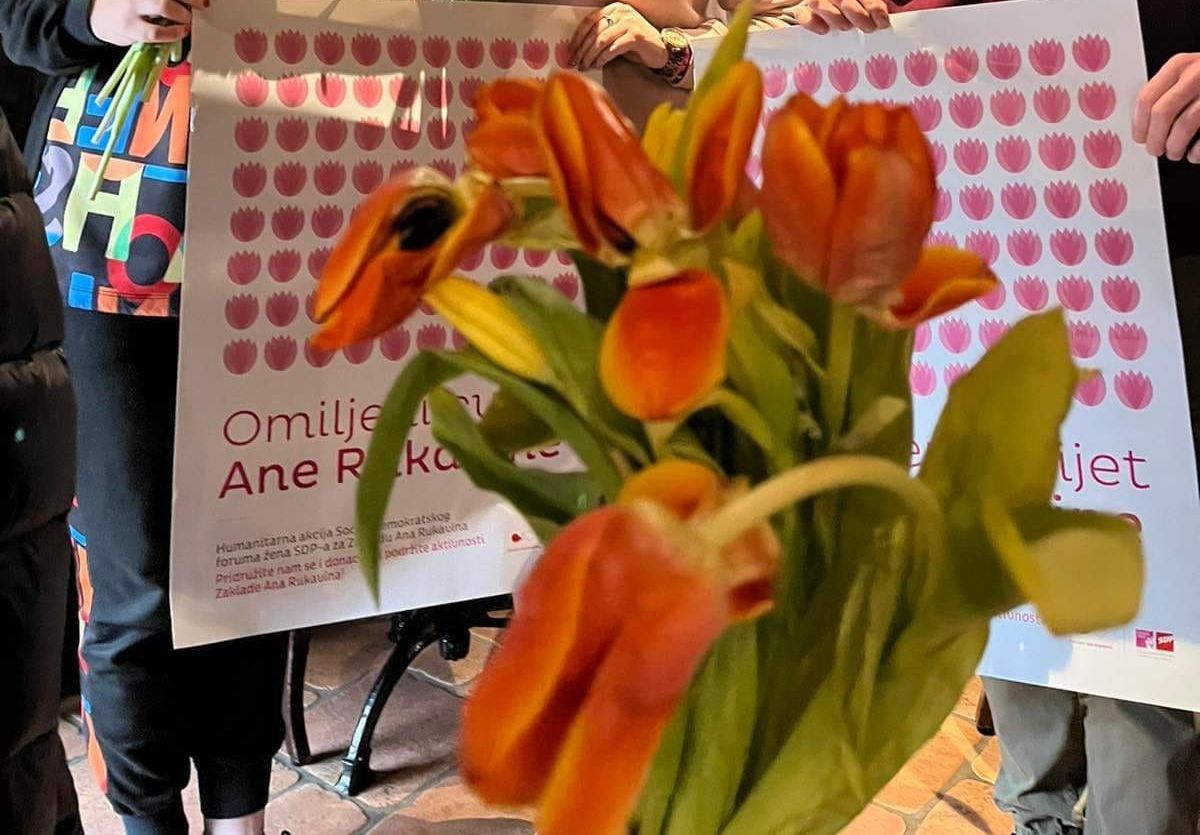 SDP-ovci u subotu na opatijskoj tržnici prodaju tulipane za Zakladu Ana Rukavina - Novi list