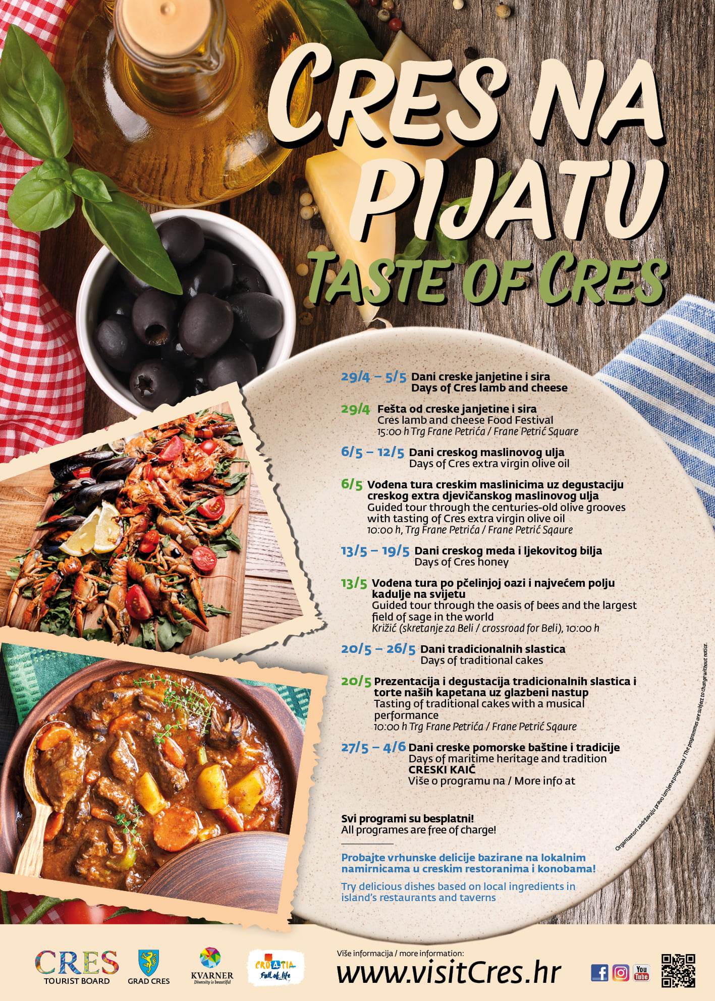 Na Cresu najavljuju sjajan prvomajski vikend: Najbolja janjetina, sir i odlična glazba - Novi list