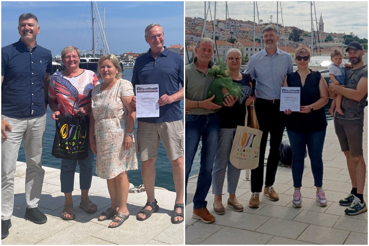 Lošinjska TZ darivala goste iz Italije i Njemačke s 25 godina "staža ...