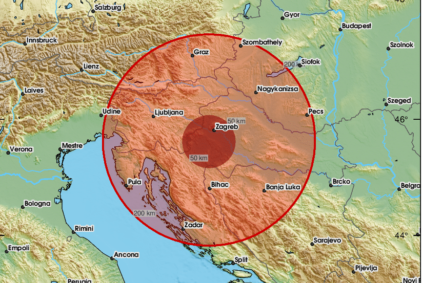 Potres magnitude 3,2 stupnja prema Richteru kod Karlovca - Novi list Potres magnitude 3,2 stupnja prema Richteru kod Karlovca - Novi list