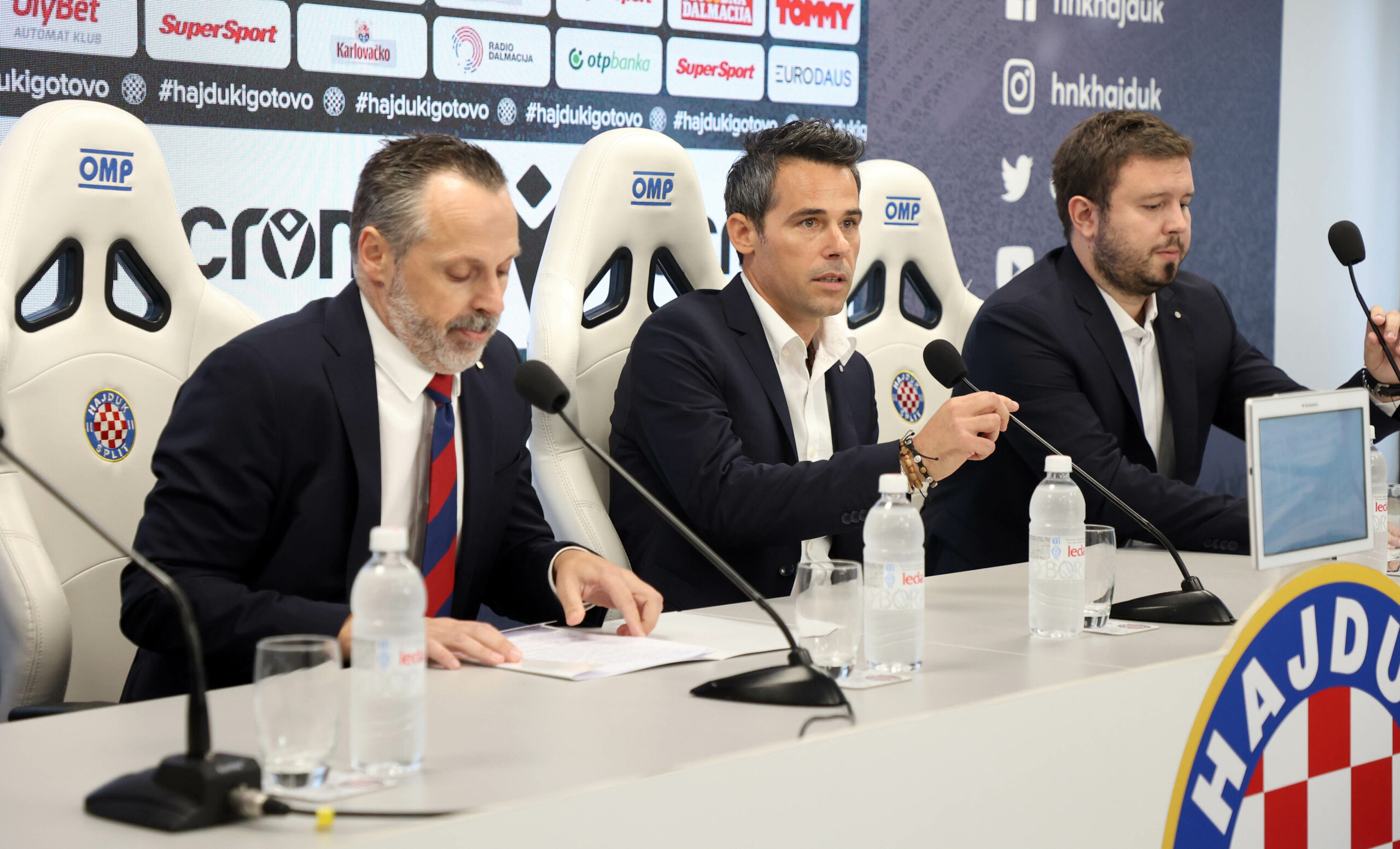 Predsjednik Hajduka predstavio novog trenera: "Nisam vjerovao da s Lekom možemo biti prvi ...