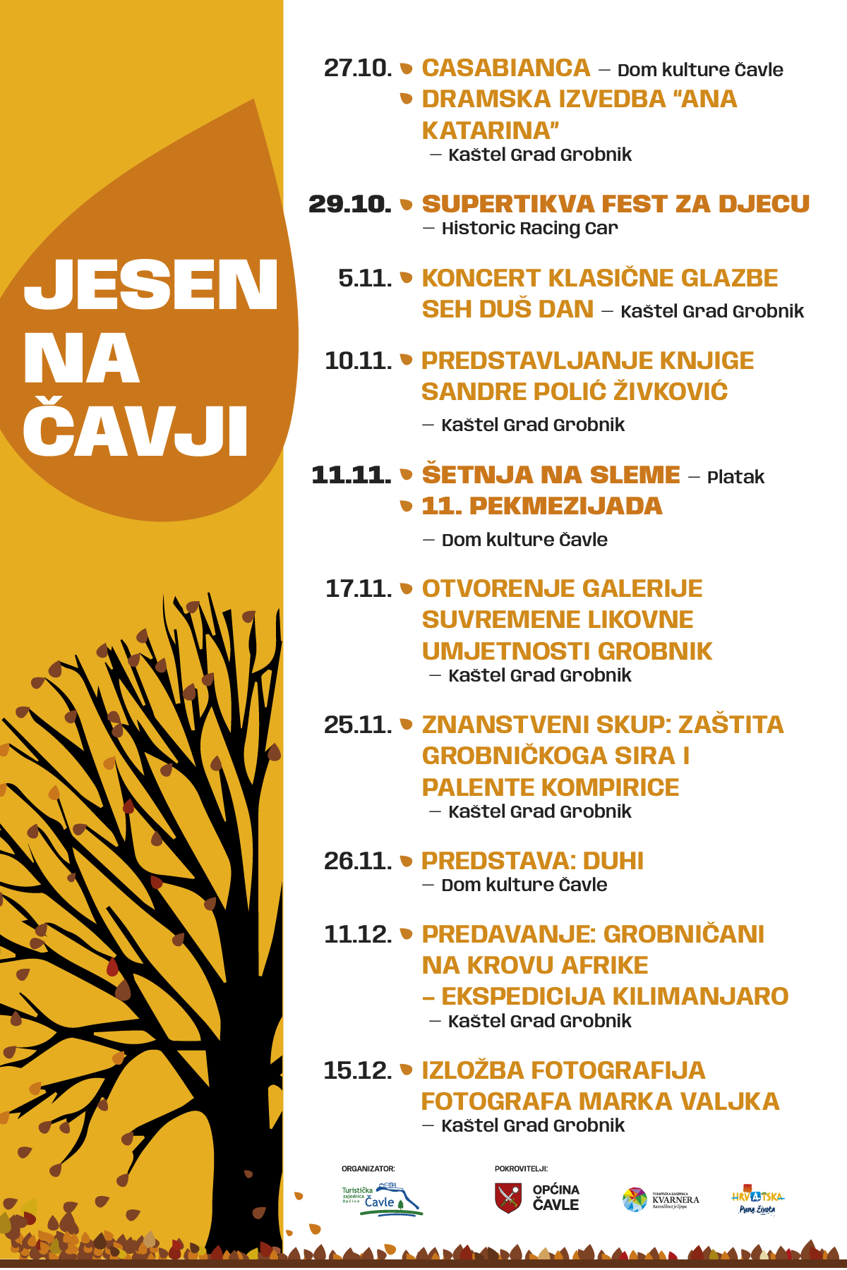 Program „Jesen na Čavji“ dovodi brojna kulturna, dječja i sportska ...
