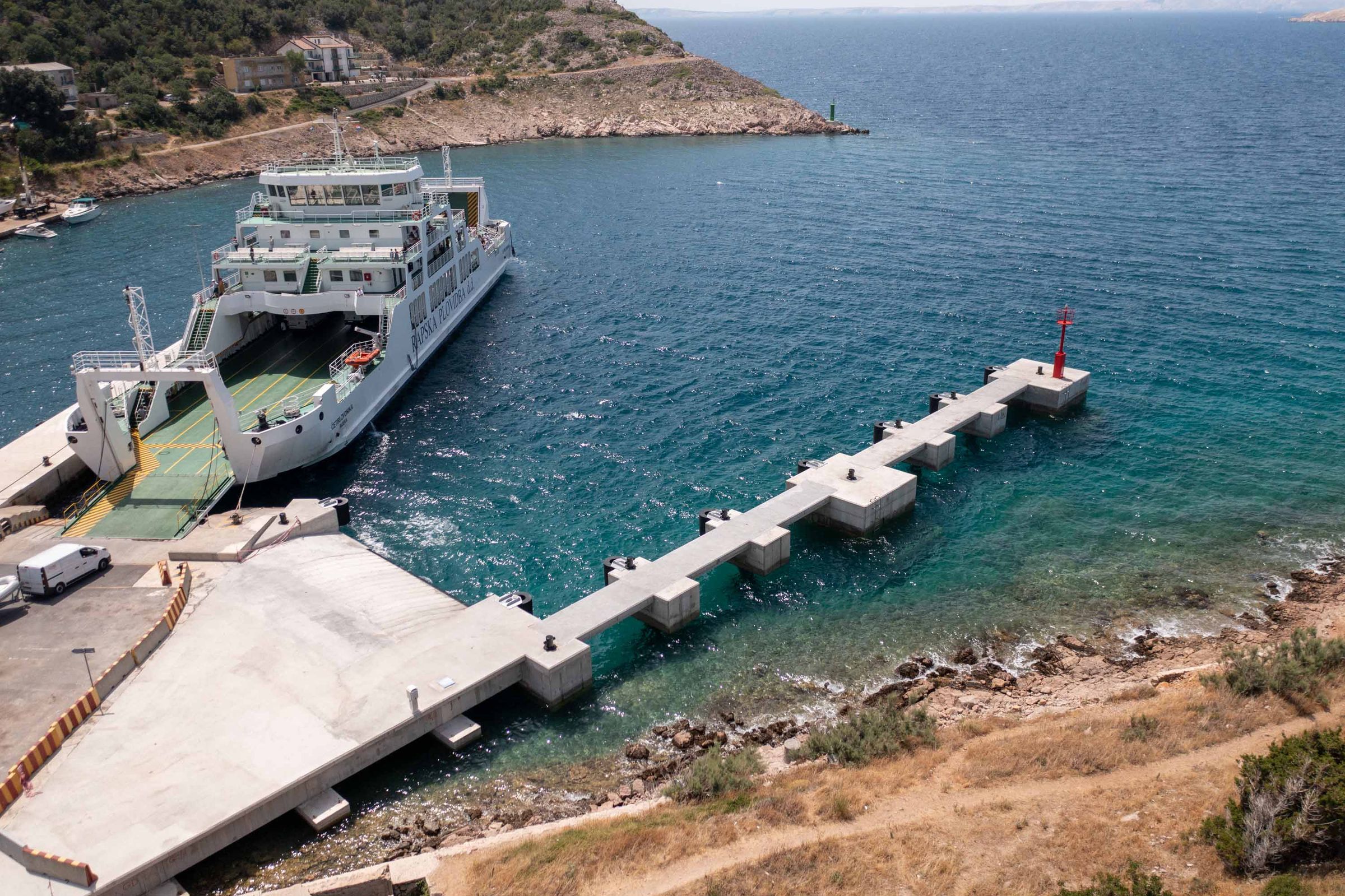 Završen projekt izgradnje nove rampe u trajektnom pristaništu Stinica ...