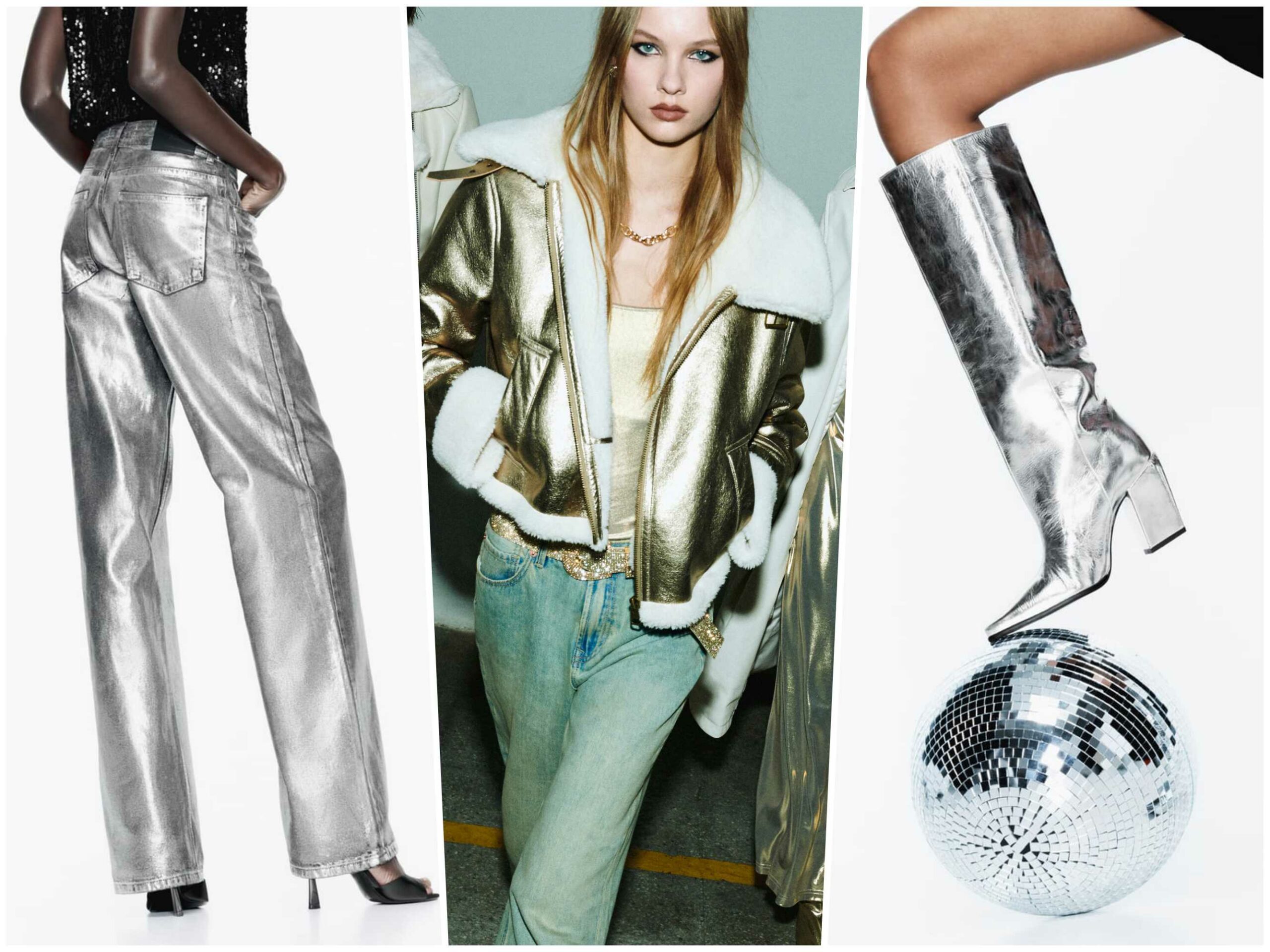 Metalik trend je idealan za blagdanski outfit. Evo gdje kupiti ...