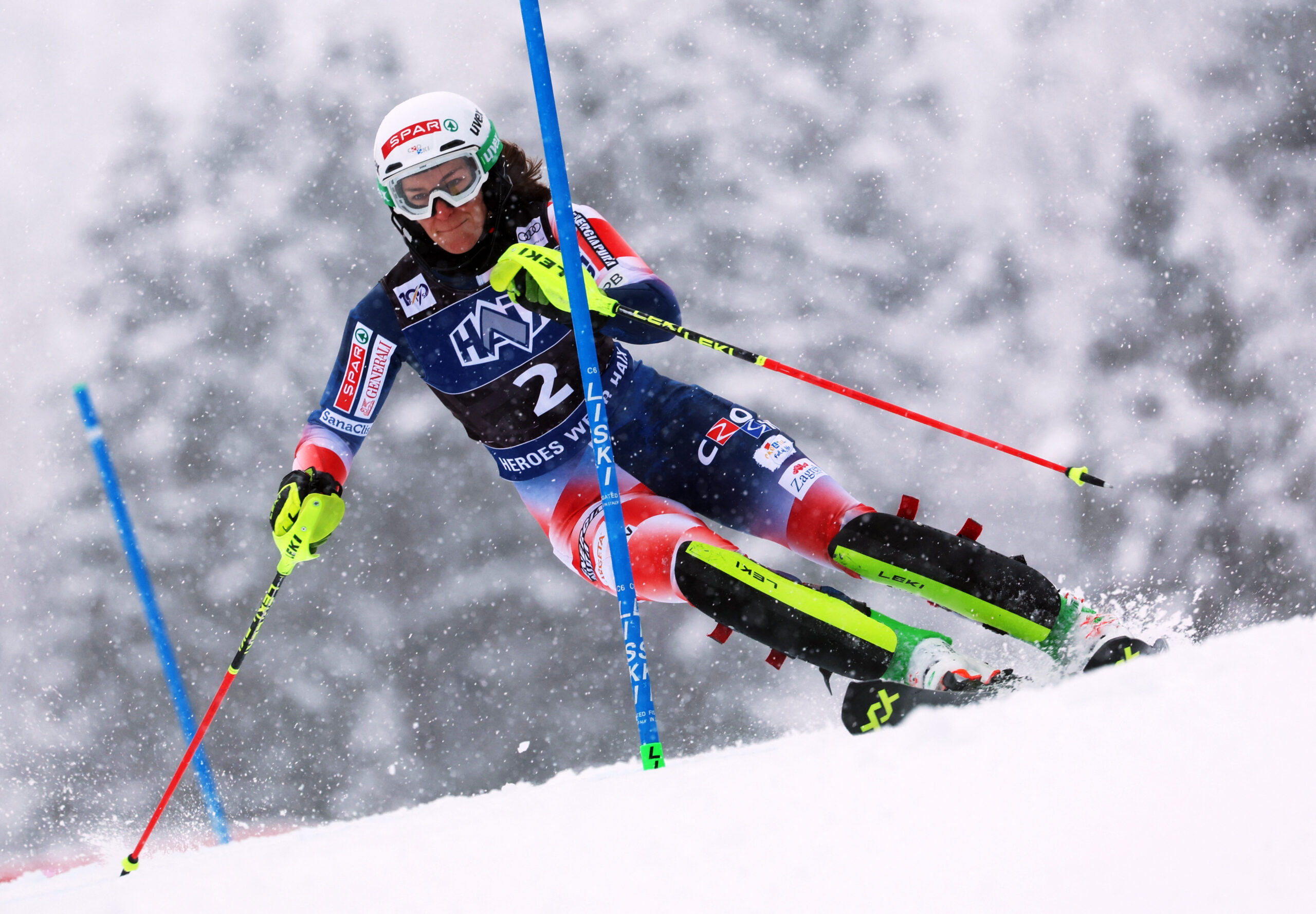 Leona Popović druga nakon prve vožnje u Kranjskoj Gori, Zrinka Ljutić ...