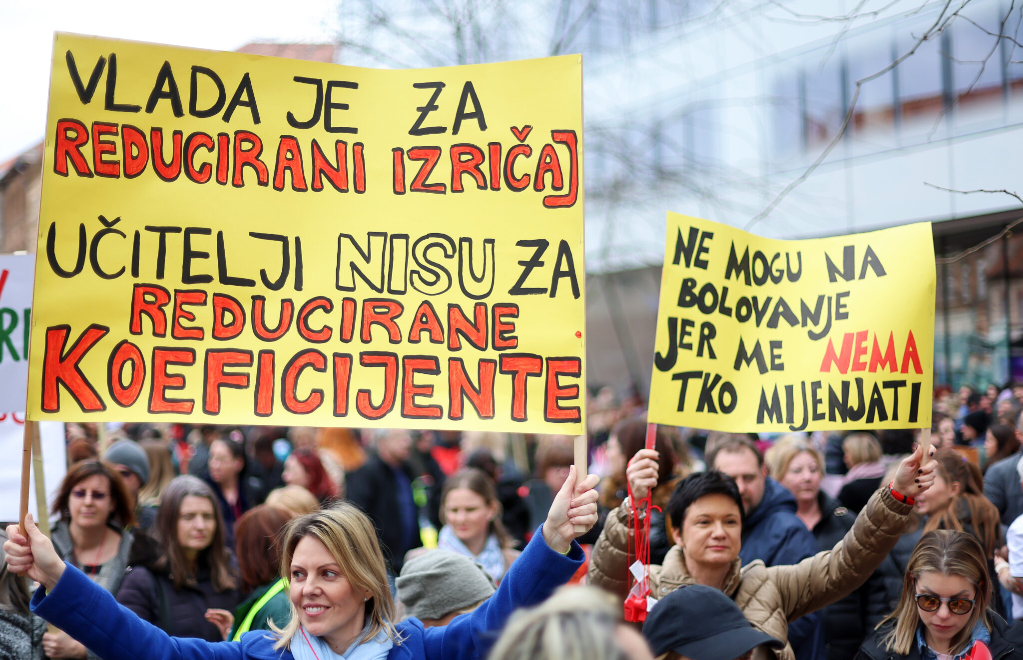 FOTO "Di si radosti, adio znanosti": U Zagrebu prosvjed zaposlenika u obrazovanju i znanosti ...