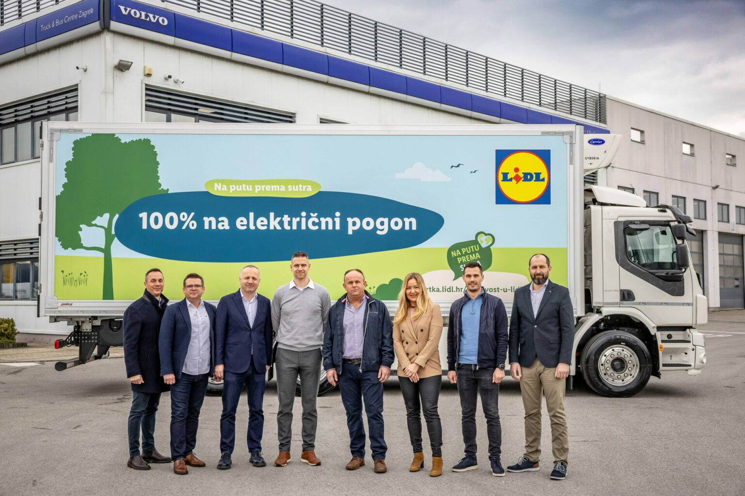 Lidl prvi u Hrvatskoj za opskrbu počeo koristiti potpuno električni ...