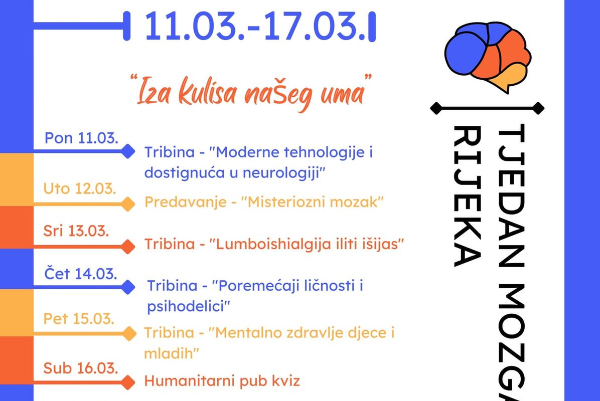 Počinje Tjedan mozga u Rijeci: "Iza kulisa našeg uma": - Novi list