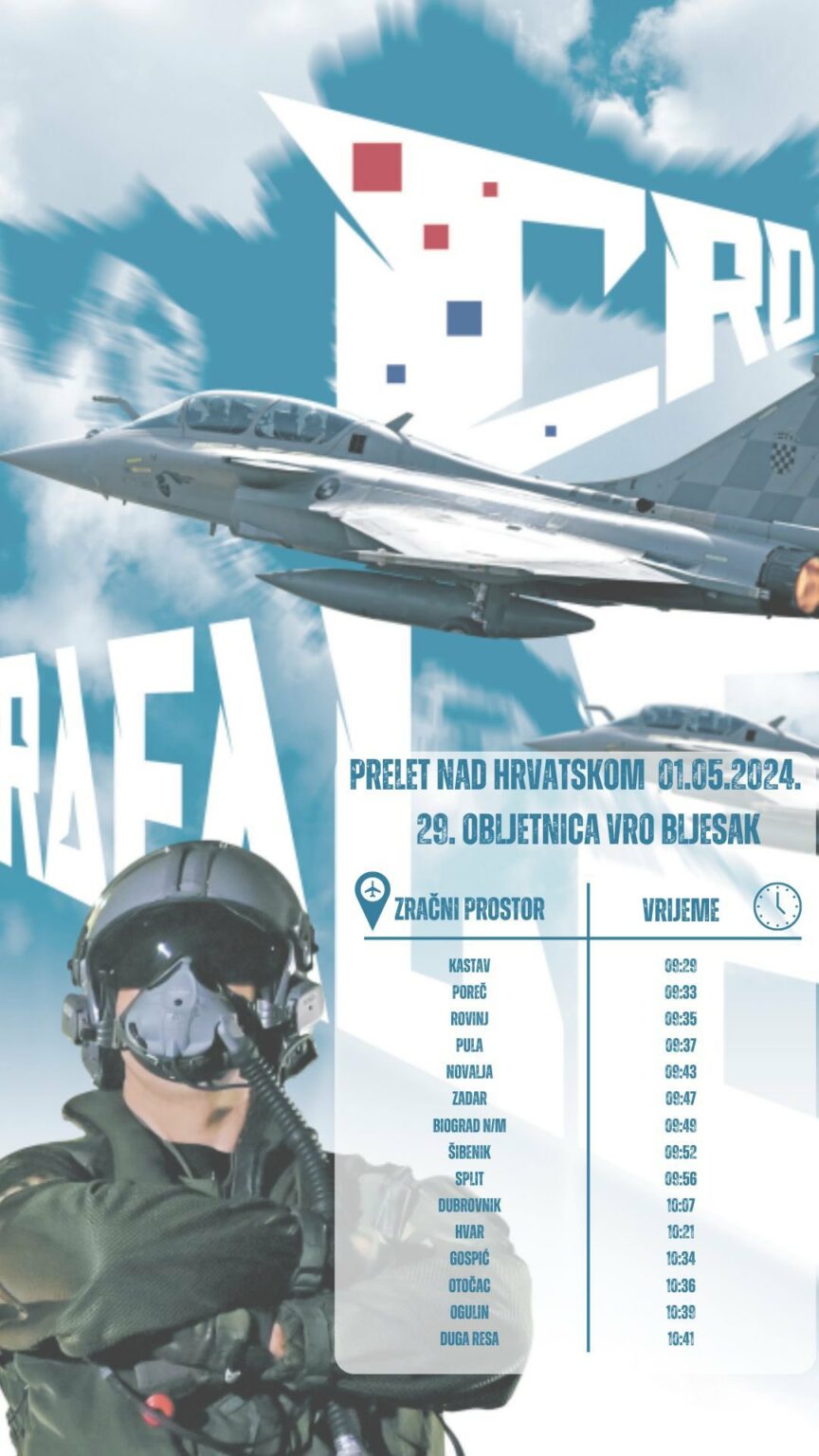 Evo kada će Rafali biti iznad vašeg grada, objavljeni točni termini ...