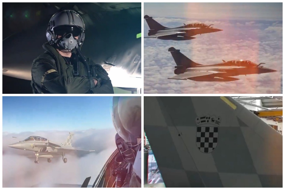 VIDEO Za dva dana stižu prvi hrvatski Rafali. Pogledajte ih u akciji ...