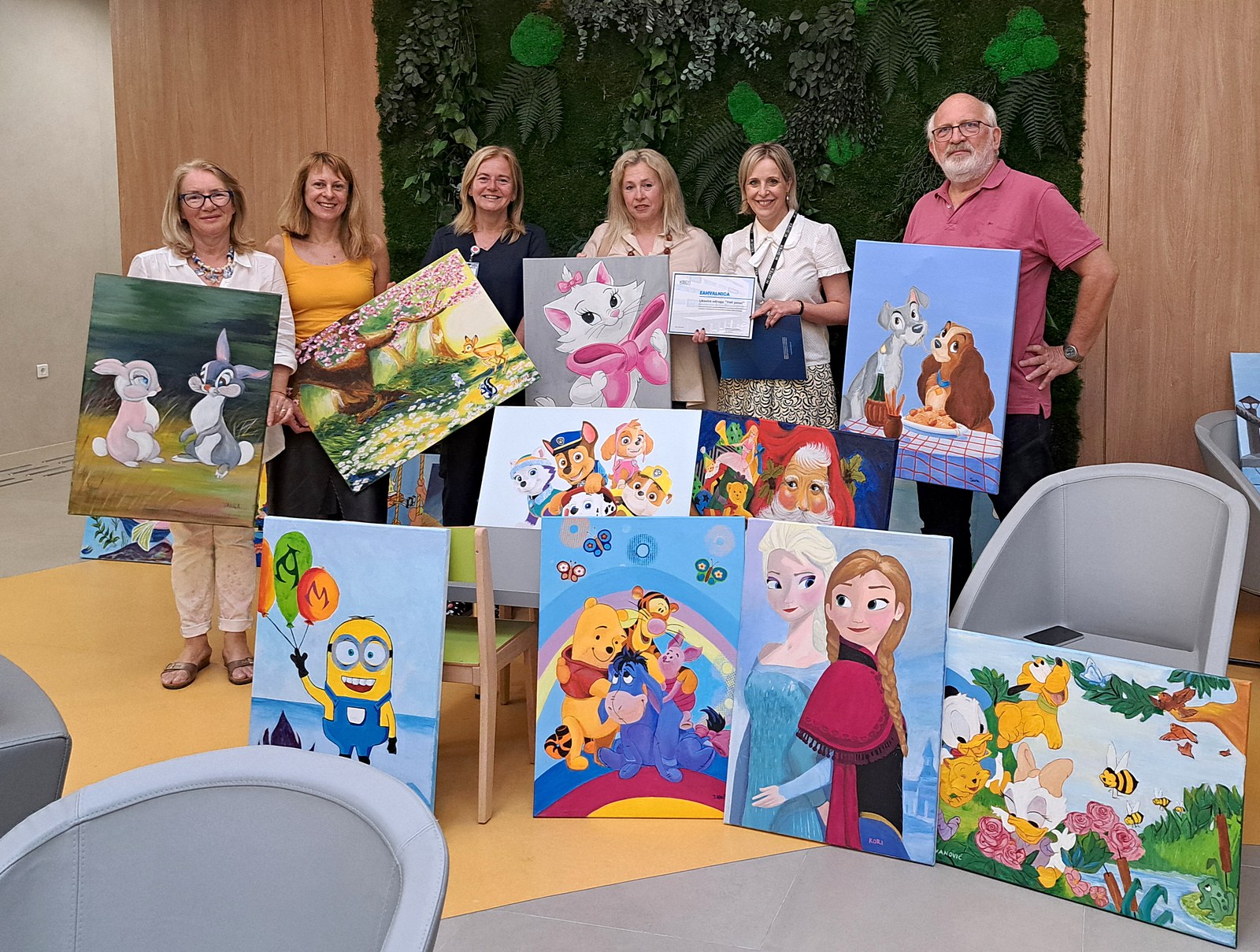 Likovi iz crtanih filmova krasit će zidove Klinike za pedijatriju KBC-a ...