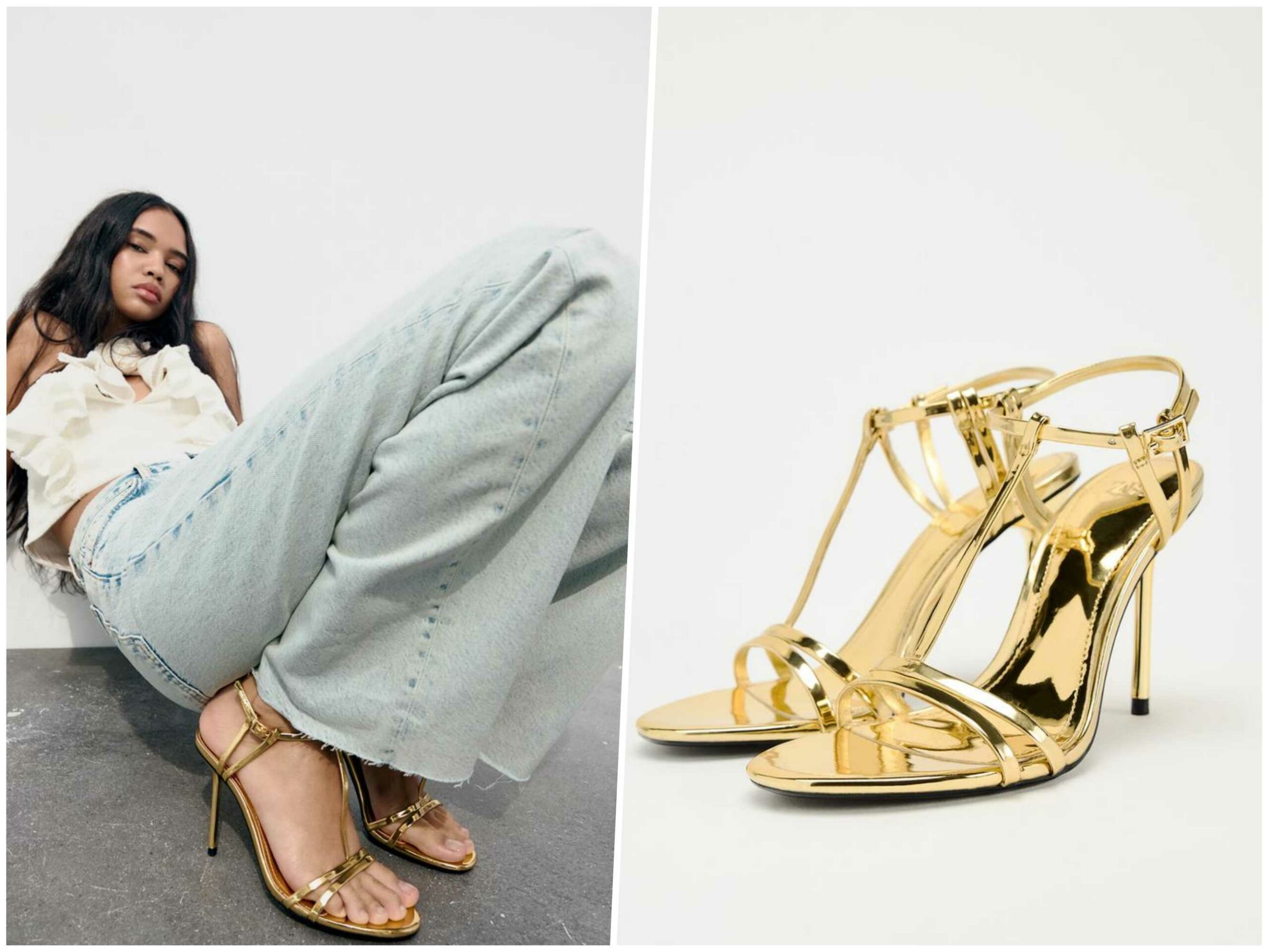 Komad tjedna: elegantne zlatne sandale na visoku petu - Novi list