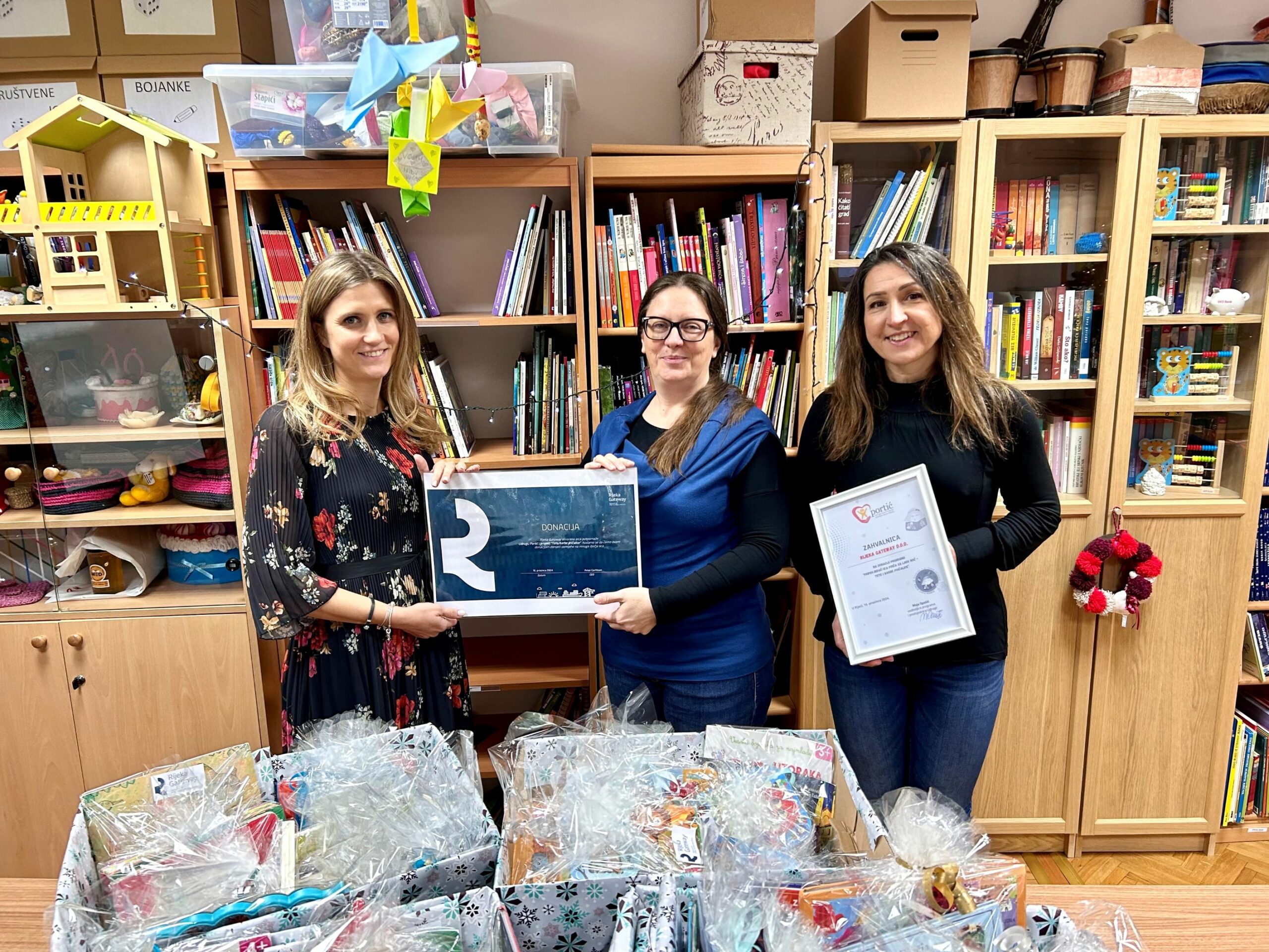 Kompanija Rijeka Gateway donirala sredstva Udruzi Portić za projekt ...