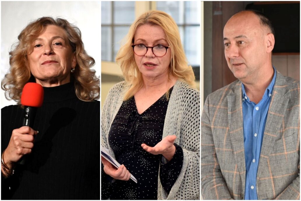 Marta Žuvić, Senka Maćešić i Goran Hauser u utrci za rektora ...