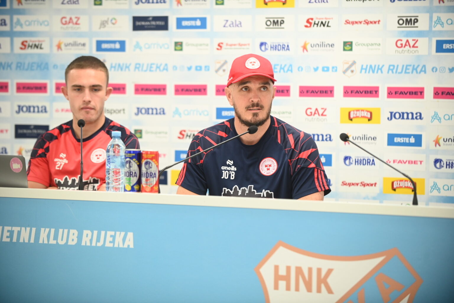 Šef struke irske momčadi na Rujevici: "Rijeka je favorit, ali kad smo već tu... Došli smo ...