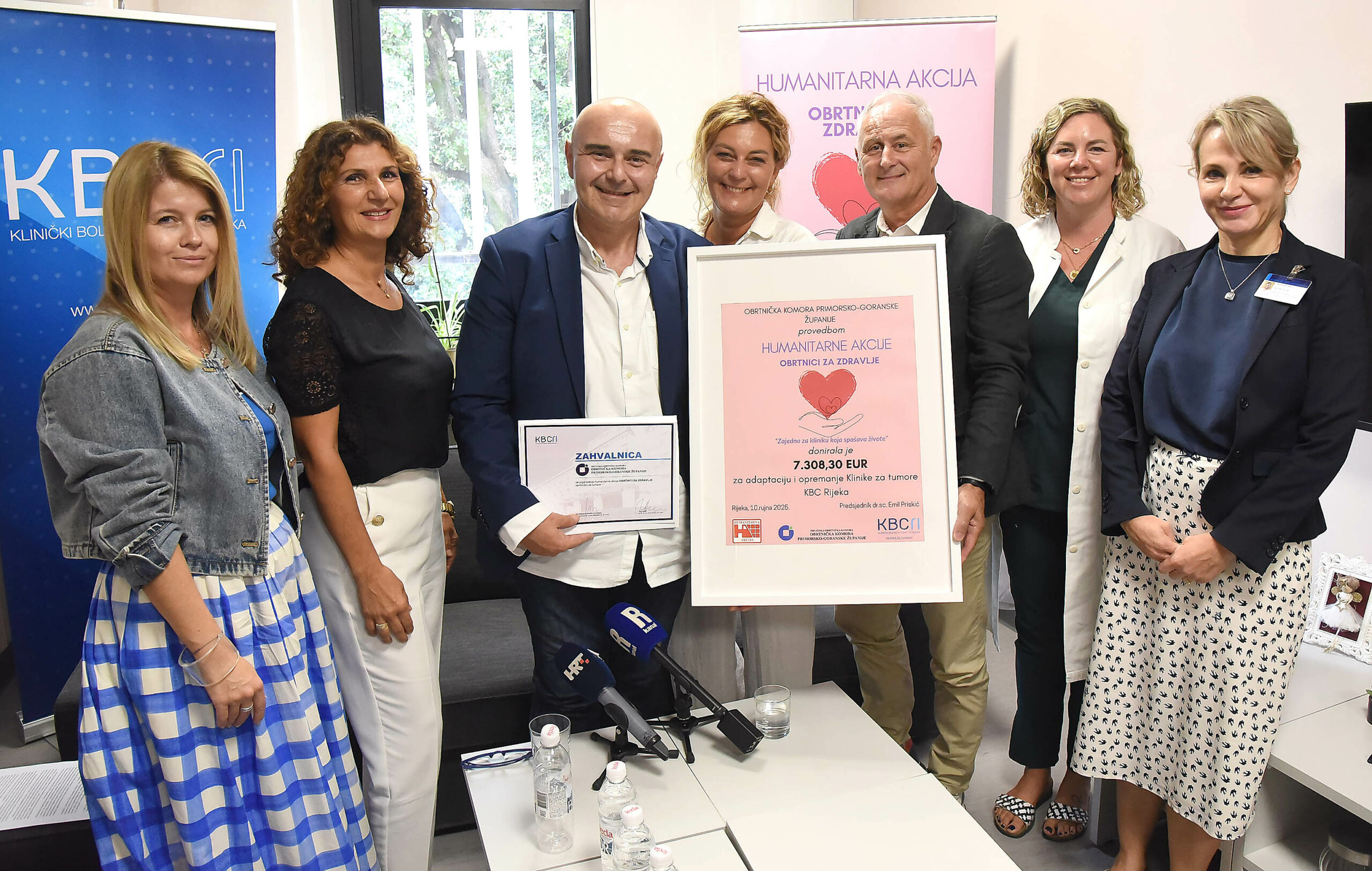 "Obrtnici za zdravlje": Vrijedna donacija Obrtničke komore PGŽ Klinici za tumore KBC-a Rijeka ...