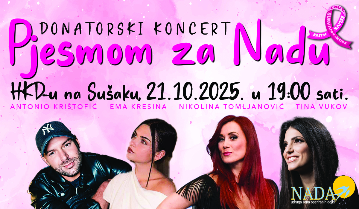 "Pjesmom za Nadu" u HKD-u na Sušaku - Novi list