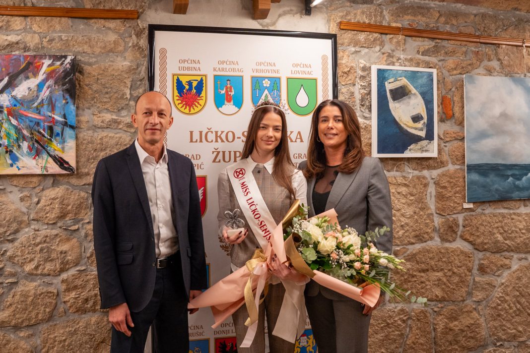 Ernest Petry primio novu Miss Ličko-senjske županije Antonelu Antonić ...