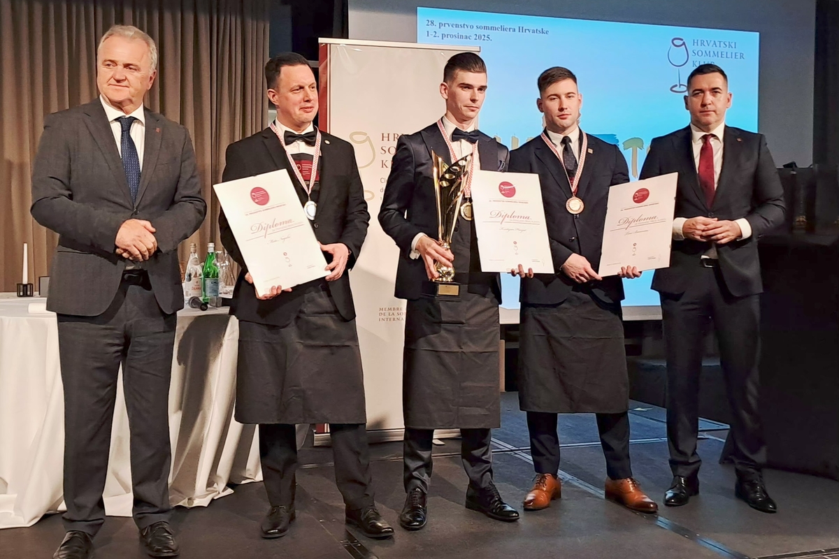 Kristijan Harjač iz restorana Noel najbolji sommelier Hrvatske - Novi list