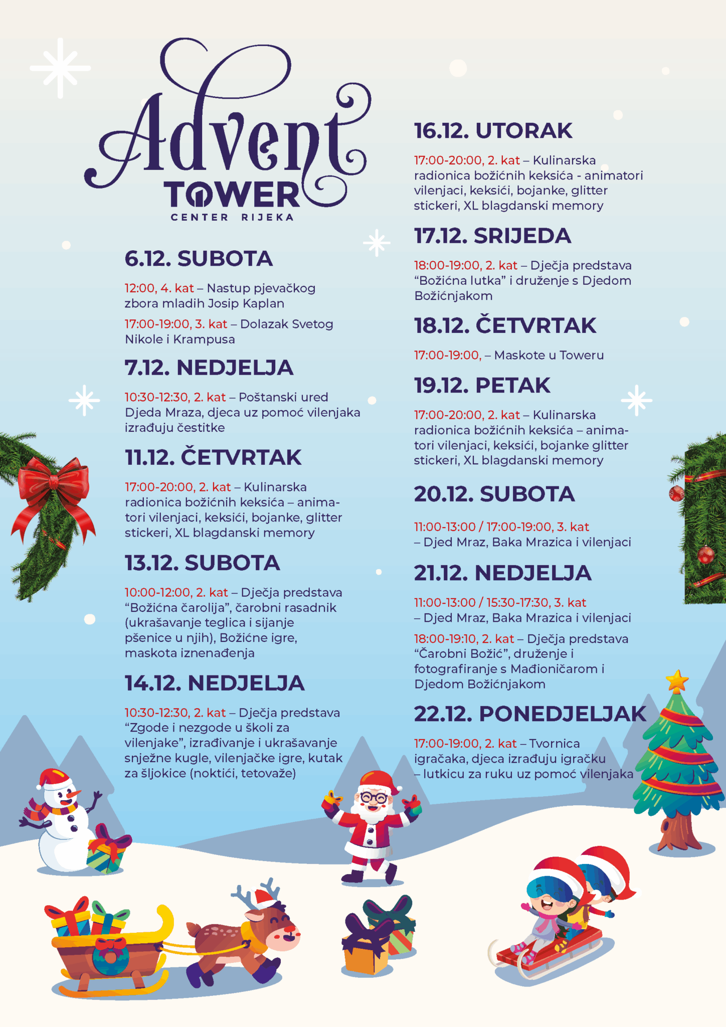 TOWER PREDSTAVLJA BOGAT I ČAROBAN ADVENTSKI PROGRAM - Novi list