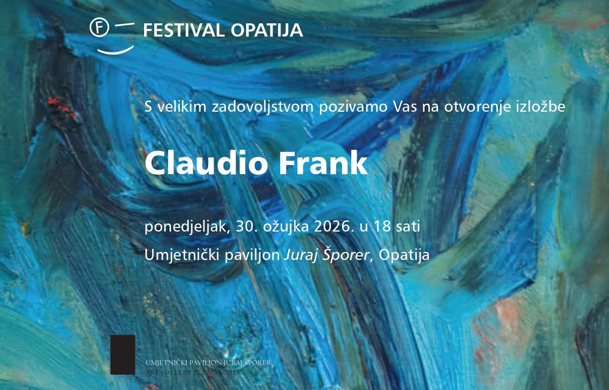 Claudio Frank izlaže u Šporeru svoje nove i probrane radove - Novi list